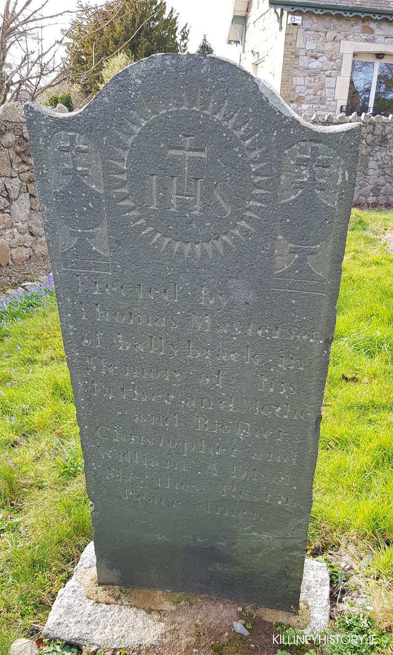 Killiney Ancient Church – Gravestone Inscriptions – Killiney History